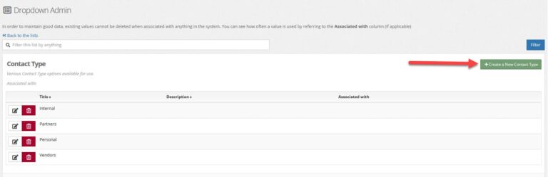 Administration: Picklist / Dropdown Management - YouthCenter Docs