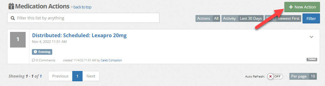 Distributing Medication - YouthCenter Docs